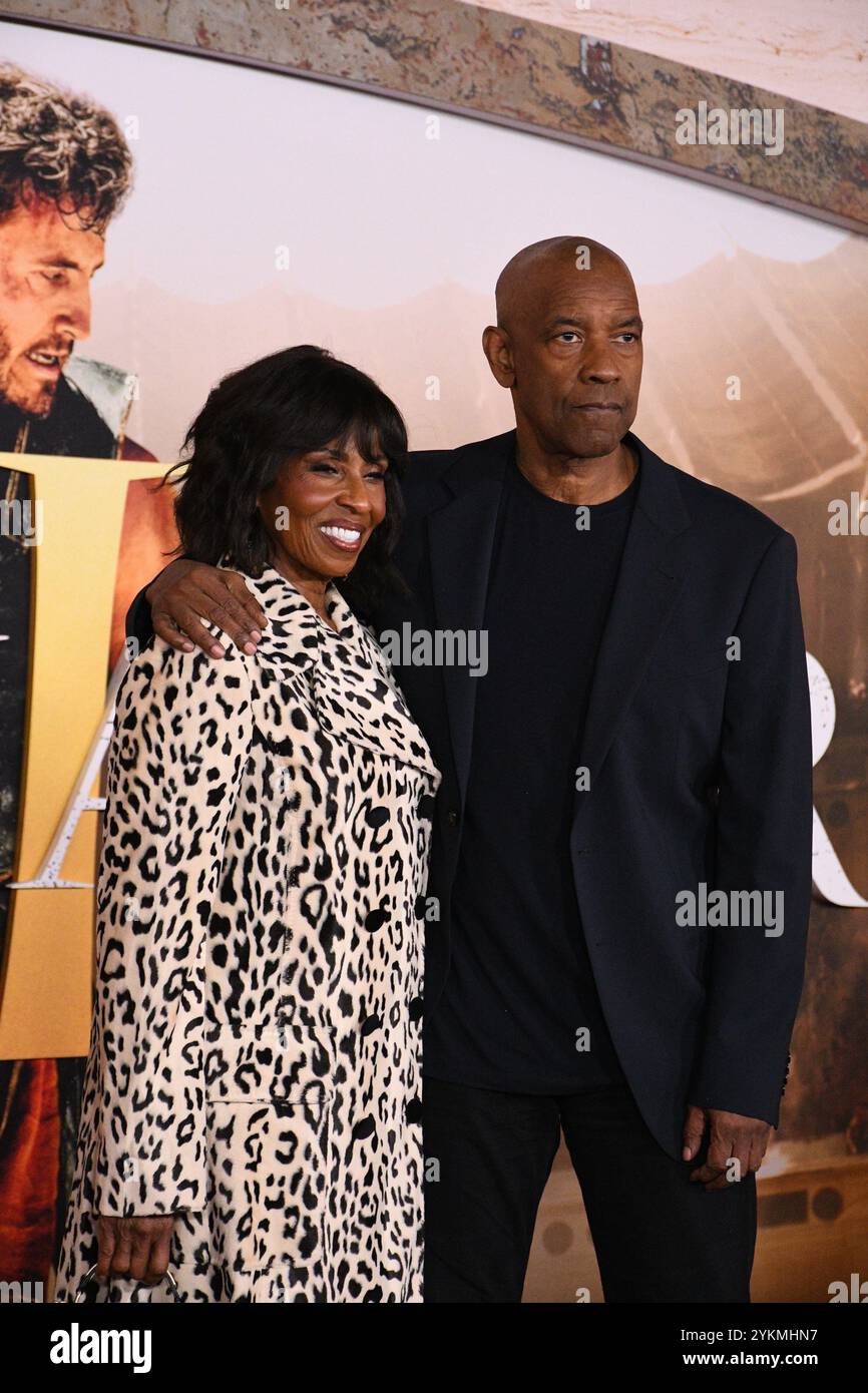 Los Angeles, California, USA 18th November 2024 Pauletta Washington and ...