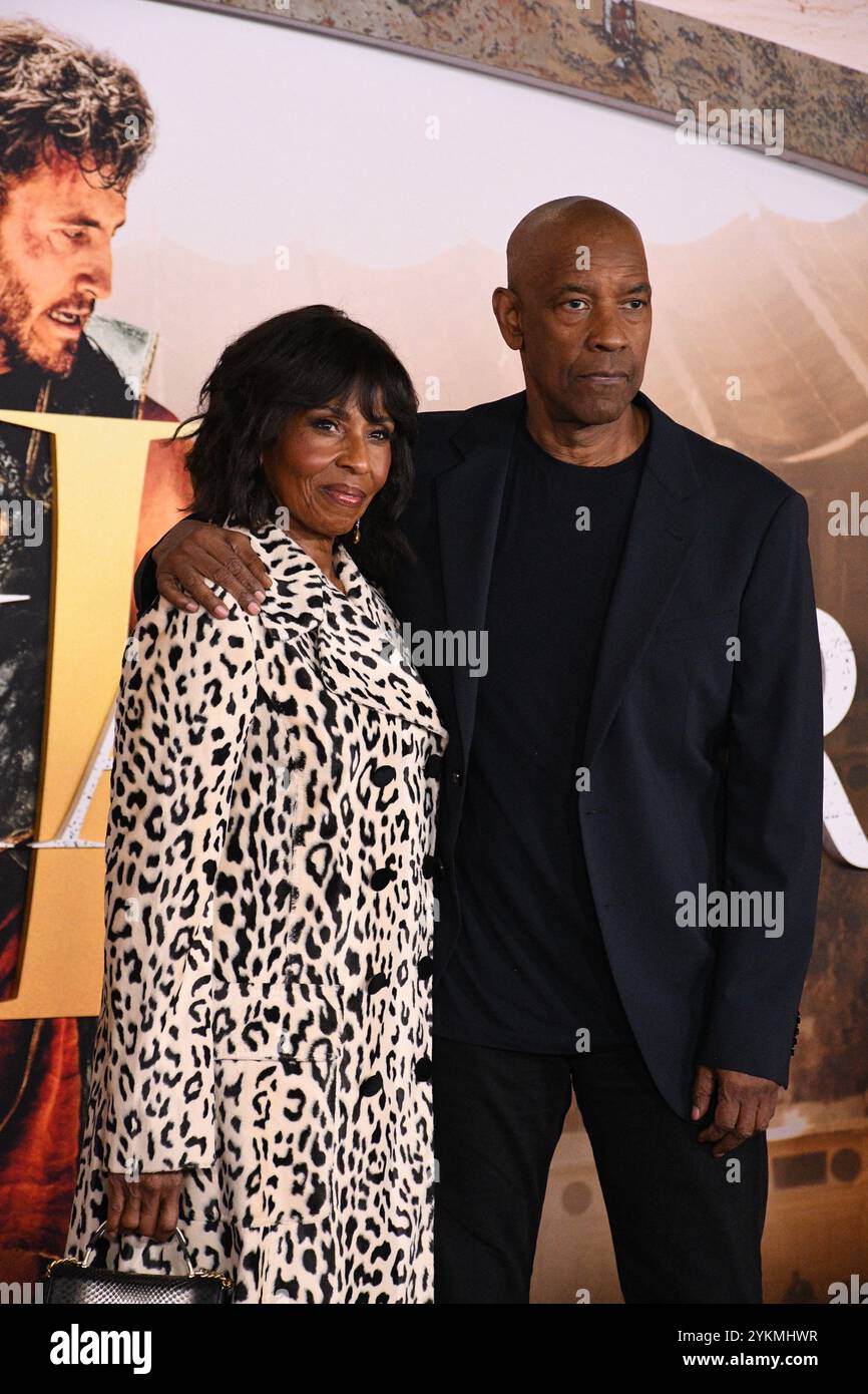 Los Angeles, California, USA 18th November 2024 Pauletta Washington and ...