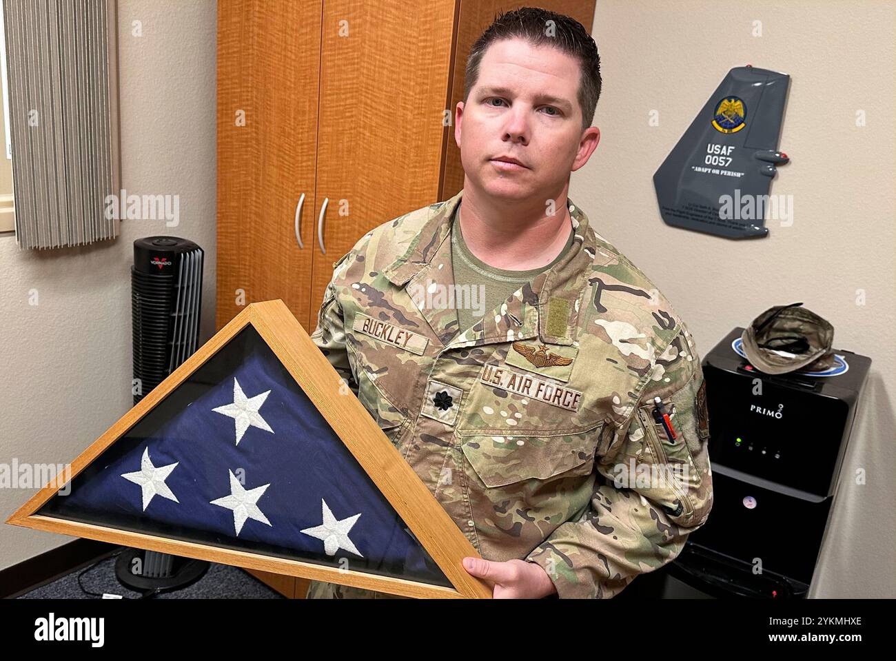 Lt. Col. Seth Buckley, an Osprey squadron commander at Cannon Air Force ...