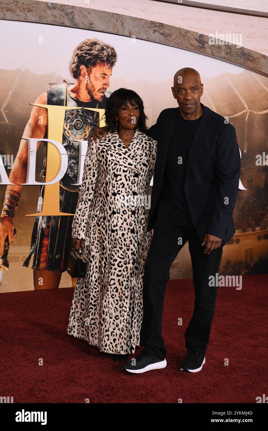 Los Angeles, California, USA 18th November 2024 Pauletta Washington and ...