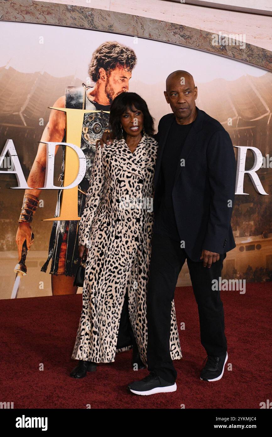 Los Angeles, California, USA 18th November 2024 Pauletta Washington and ...