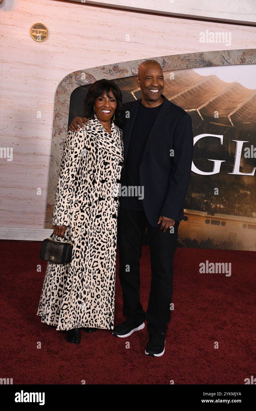 Los Angeles, California, USA 18th November 2024 Pauletta Washington and ...