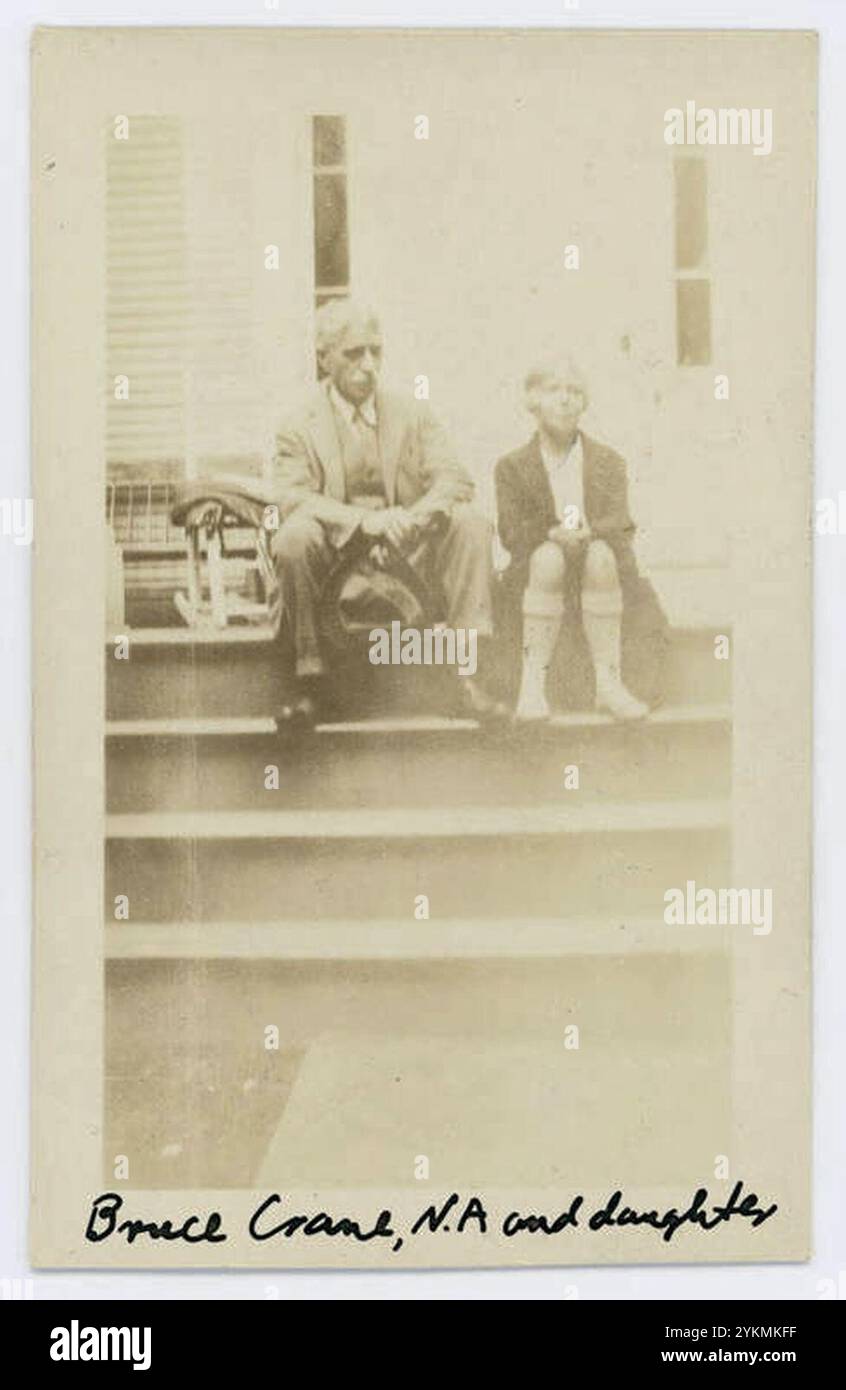 Bruce Crane and his daughter Ann Stock Photo - Alamy