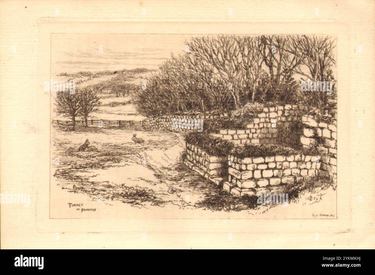 Brunton turret hi-res stock photography and images - Alamy