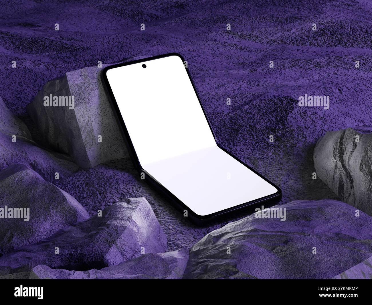 Realistic White Blank Screen Flip Phone 3D Mockup Realistic Render ... Realistic White Blank Screen Flip Phone 3D Mockup Realistic Render ...