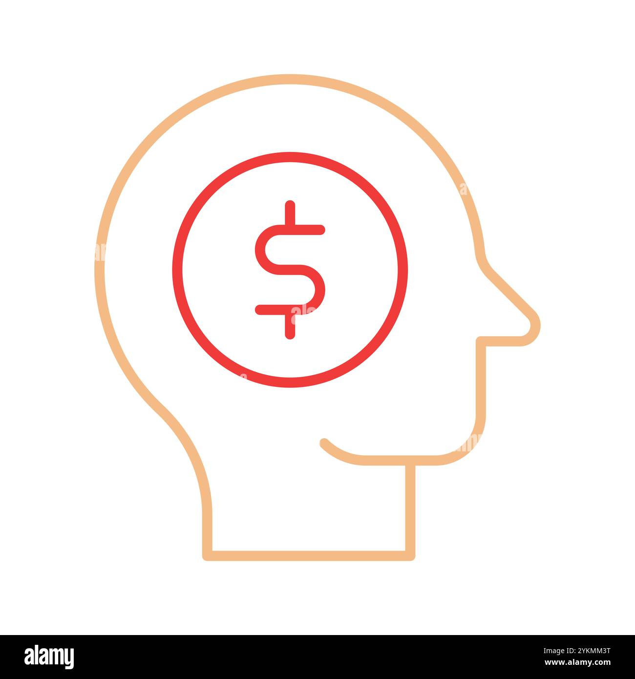 Have a look at this trendy icon of business mind, financial planning ...