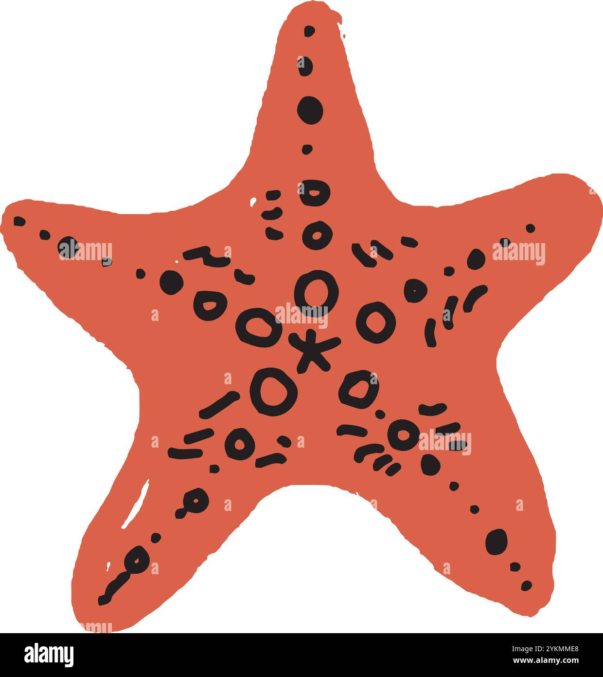 Detailed starfish ocean vector illustration Stock Vector Image & Art ...