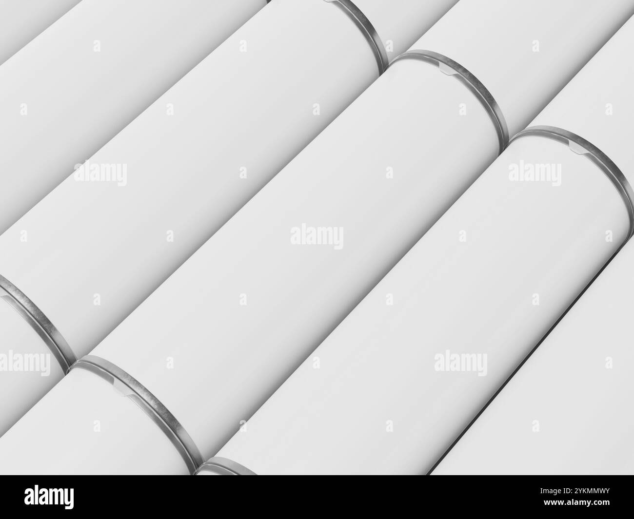 Isometric Cylinder Tube Packaging 3D Mockup for Chips Packaging Stock ...