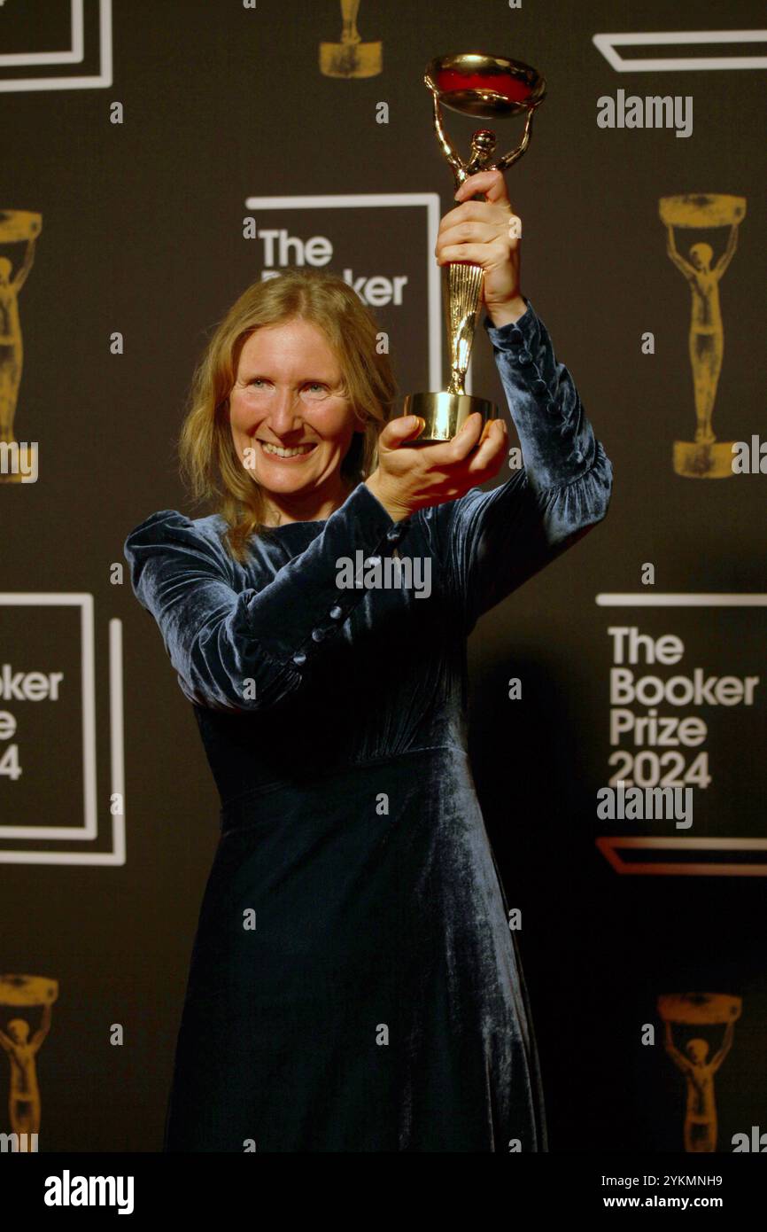 London, UK. Writer Samantha Harvey wins The Booker Prize 2024 with her ...