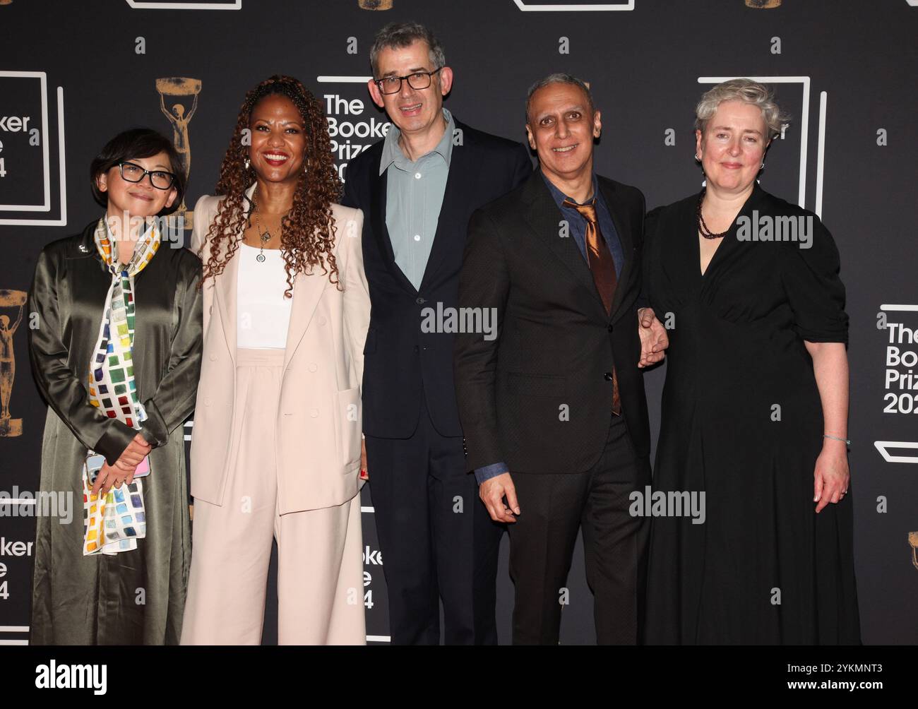 London, UK. L-R: Yiyun Li, Sara Collins, Edmund de Waal, Nitin Sawhney ...