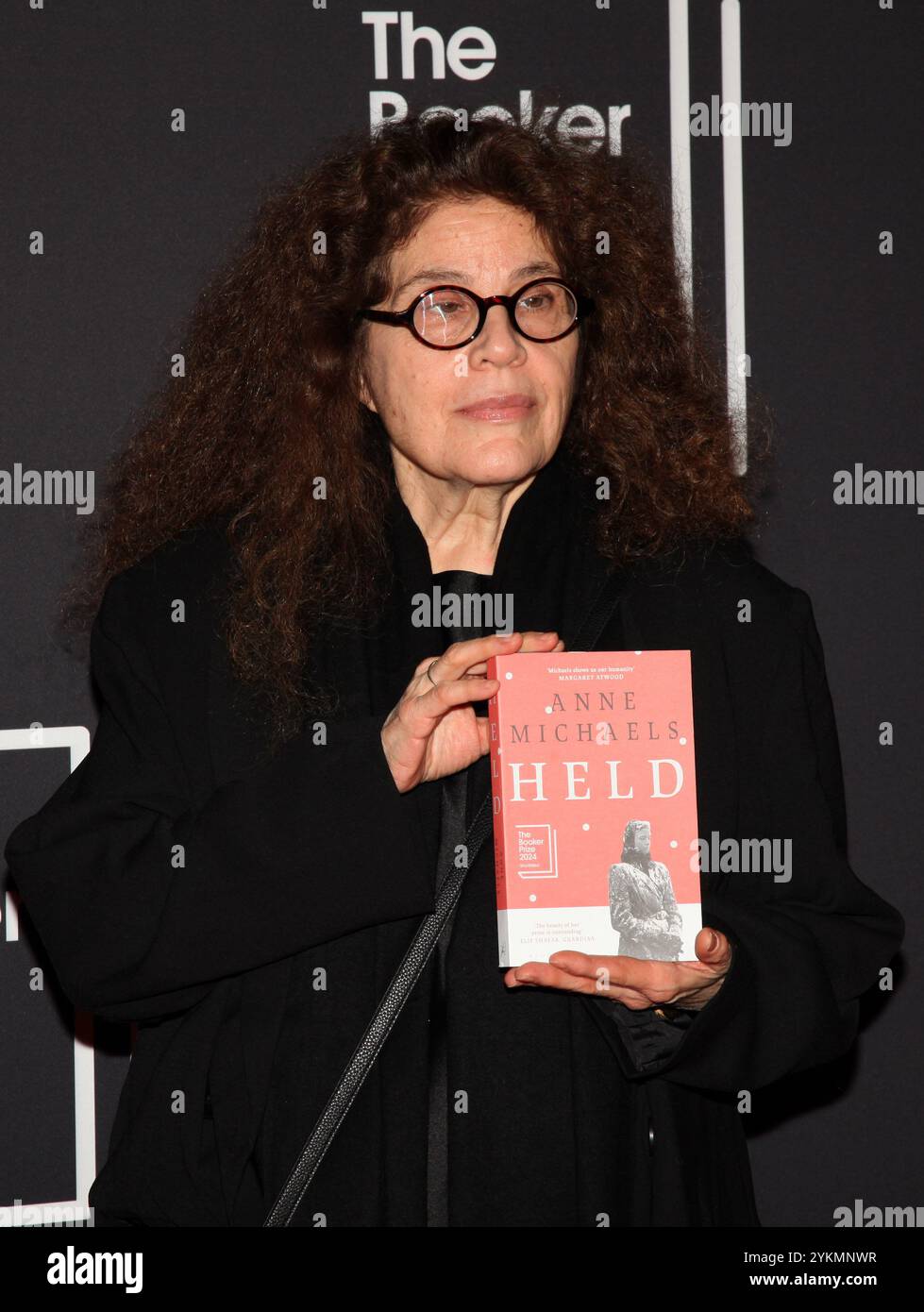 London, UK. Author Anne Michaels with her book Heidi. The Booker Prize ...