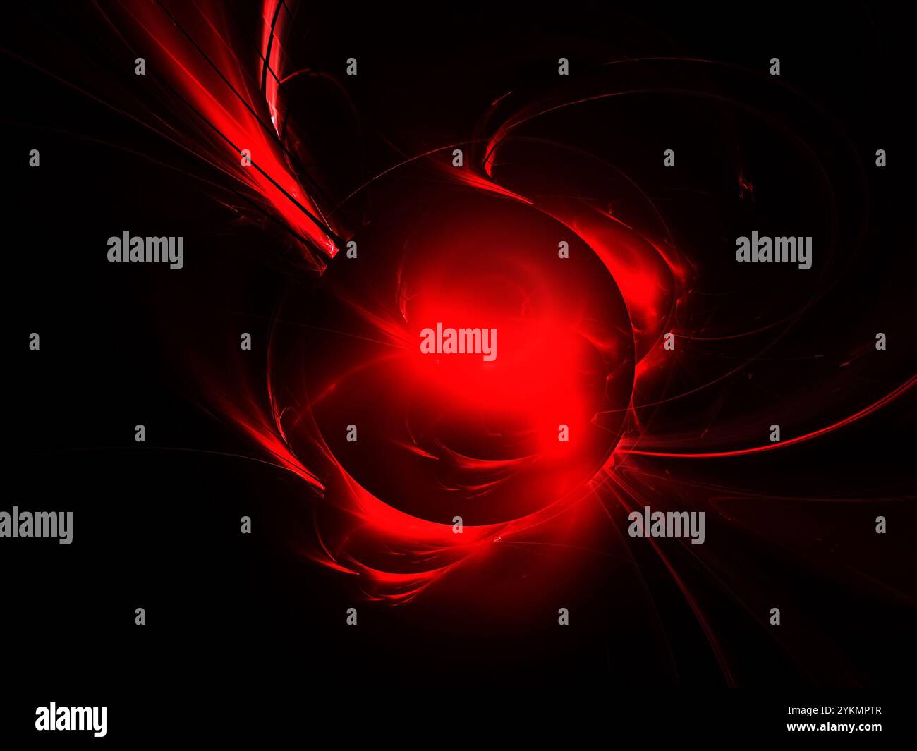 Abstract art -planet with spiral color ring Stock Photo - Alamy