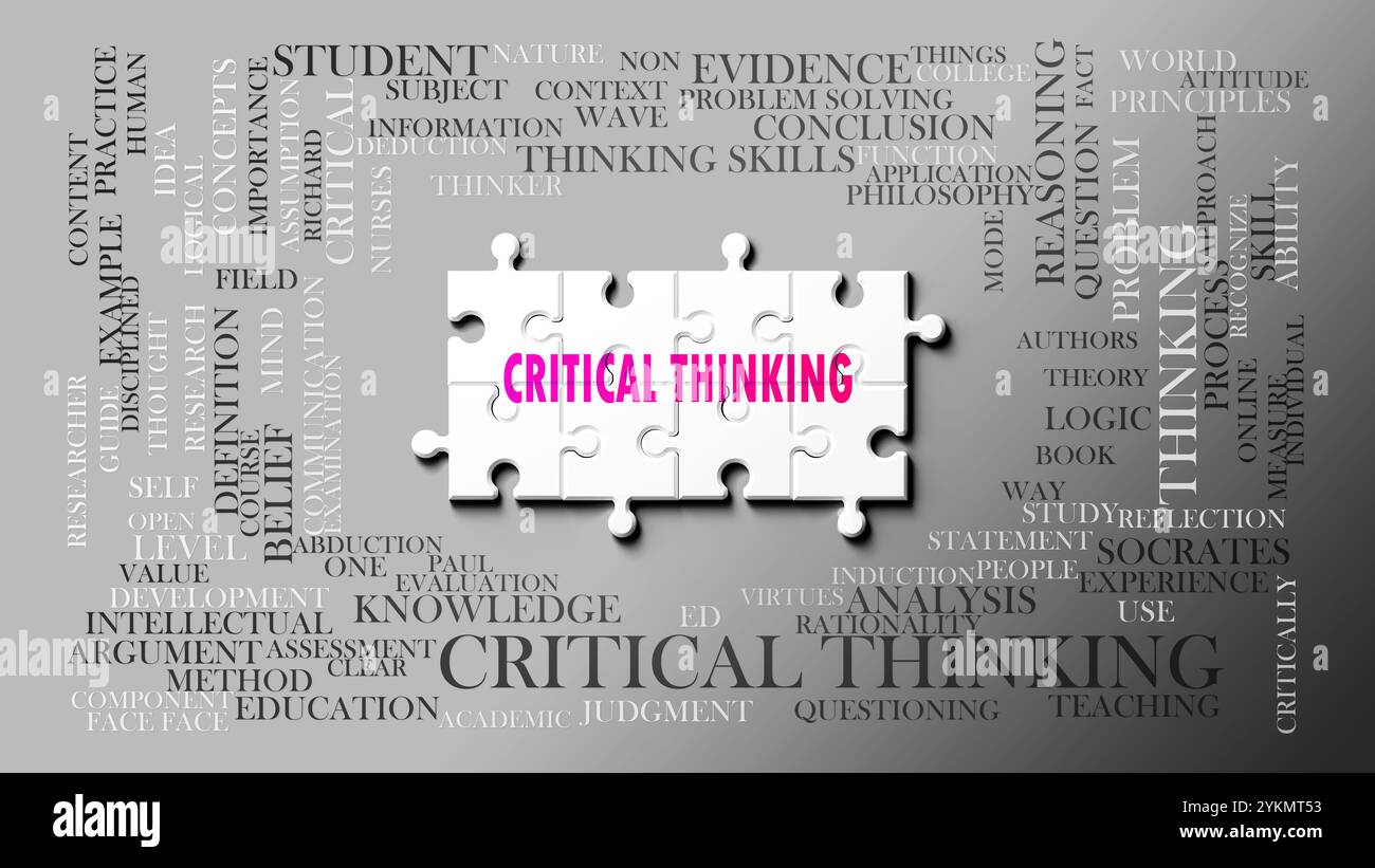 Critical Thinking as a complex subject, related to important topics ...