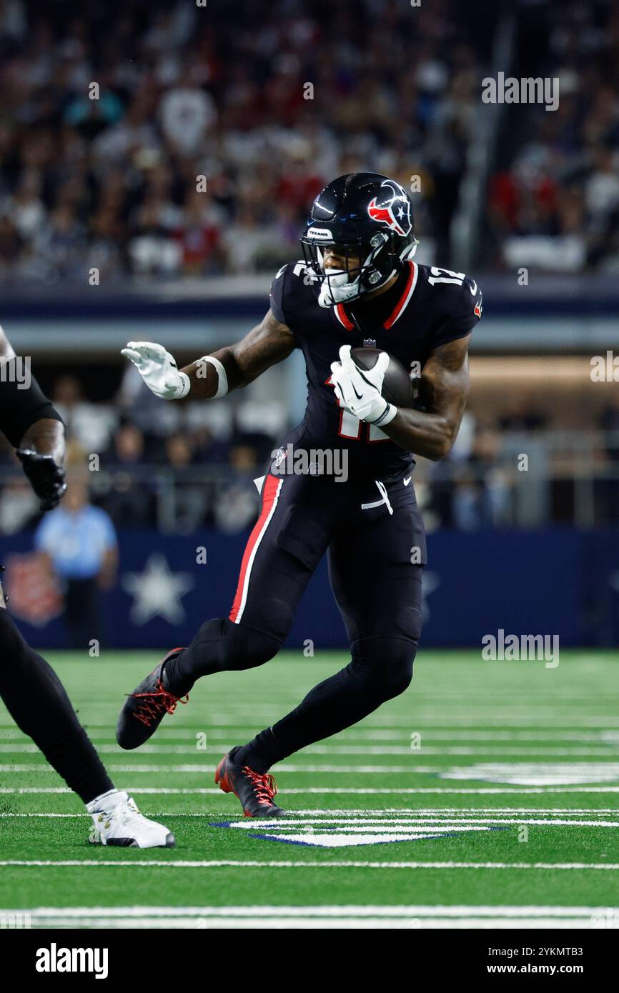 Houston Texans wide receiver Nico Collins (12) carries the ball during ...