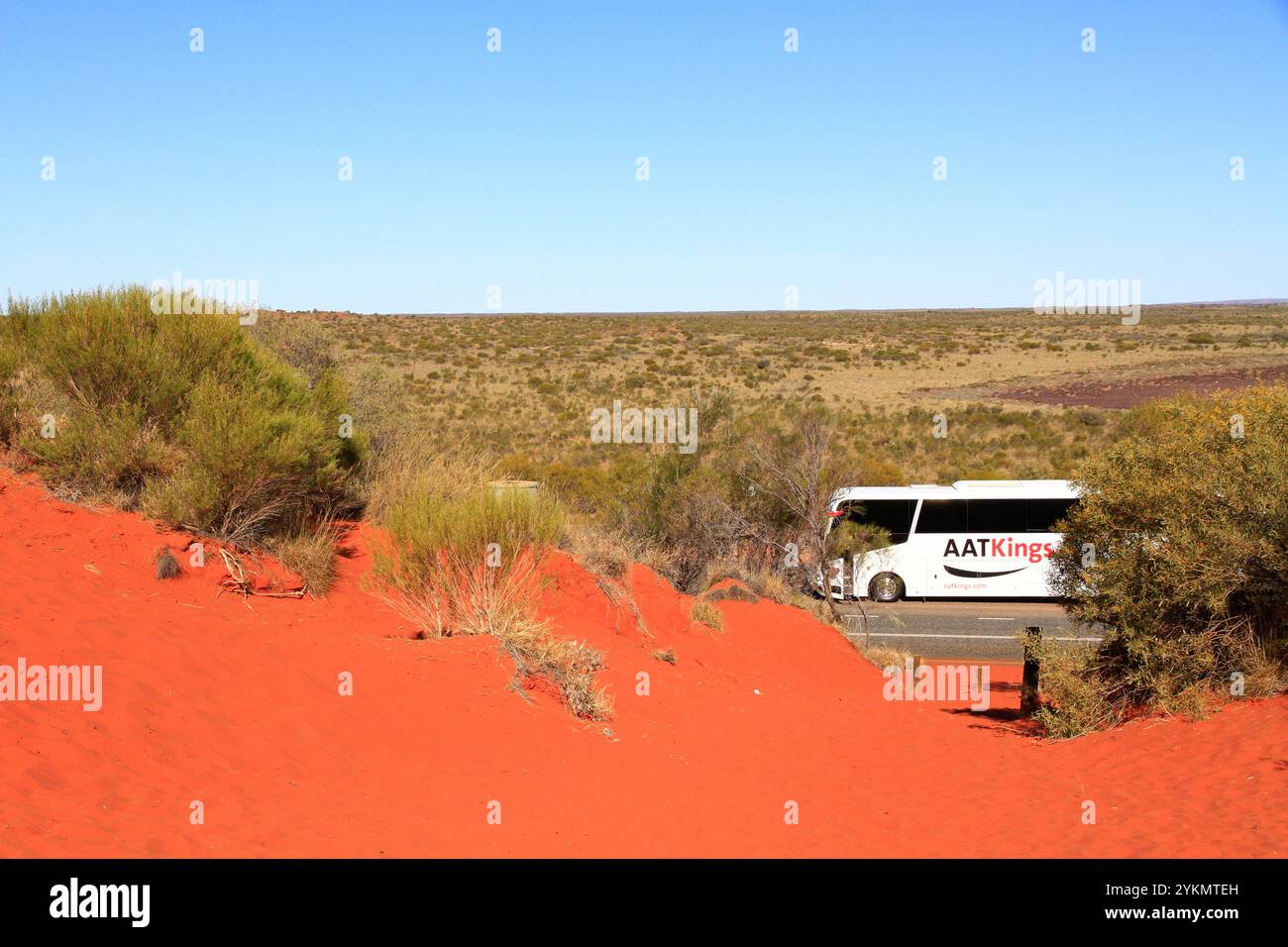 An AAT Kings coach passes through spectacular country while touring ...