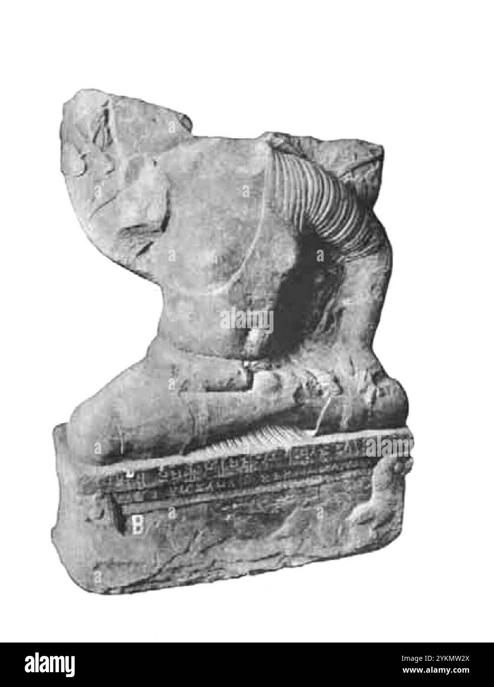 Buddha statue, gift of Susha, Mathura early Kushan period Stock Photo ...