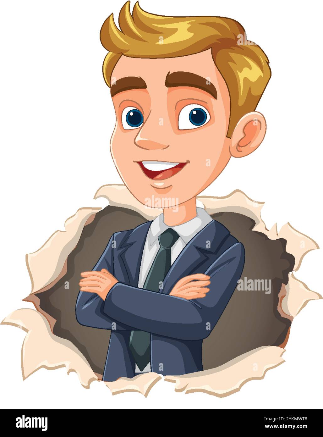Animated businessman Cut Out Stock Images & Pictures - Alamy