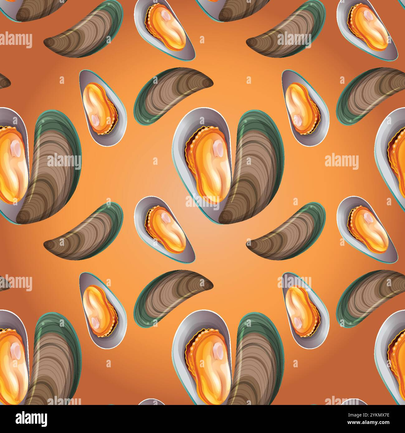 Mussels in the water Stock Vector Images - Alamy