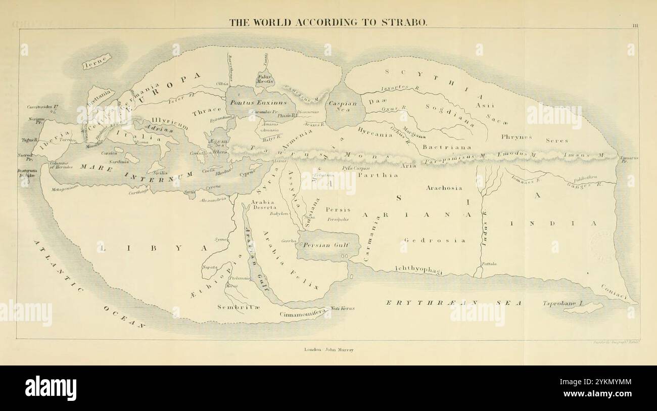 Strabo map hi-res stock photography and images - Alamy