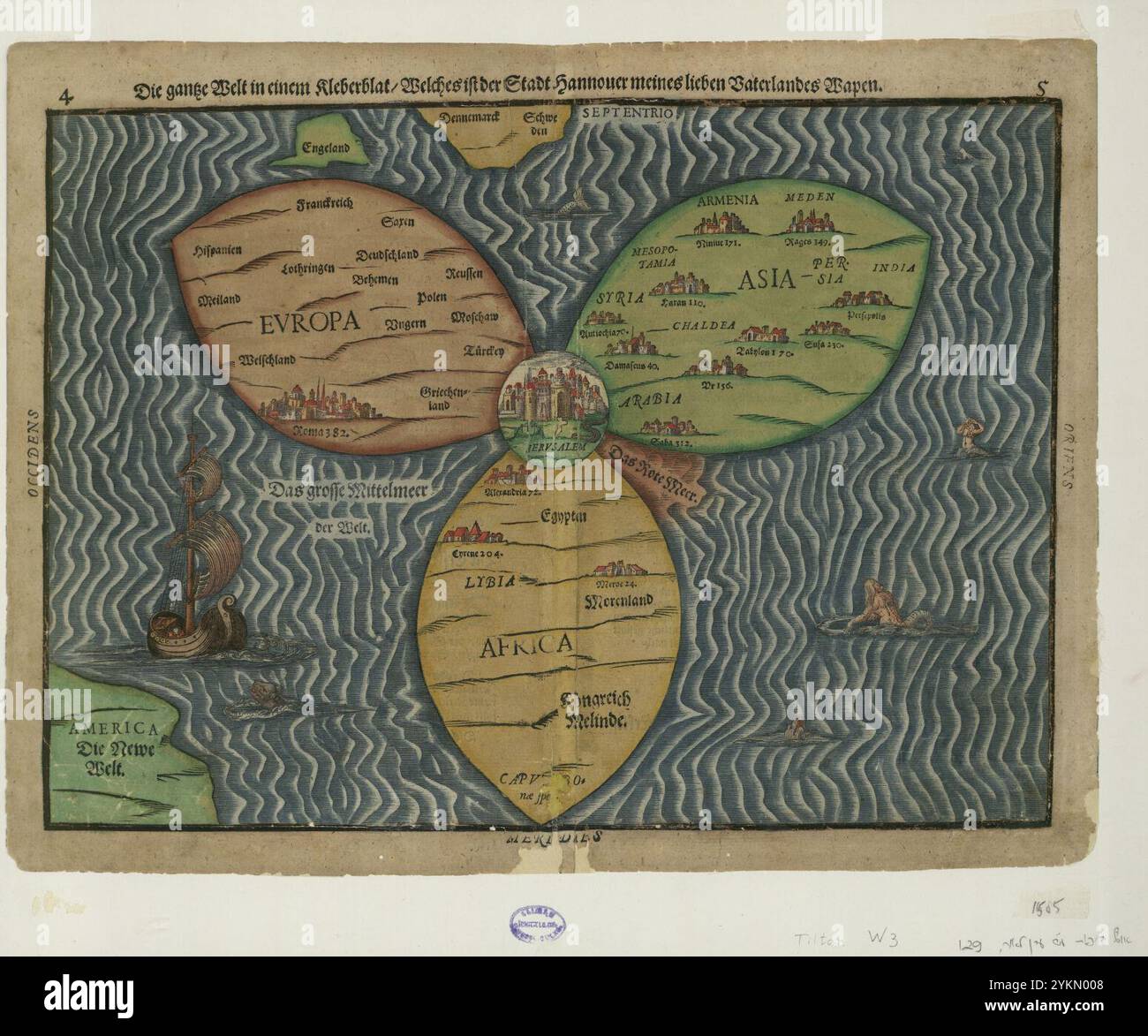 Bunting world map Stock Photo - Alamy
