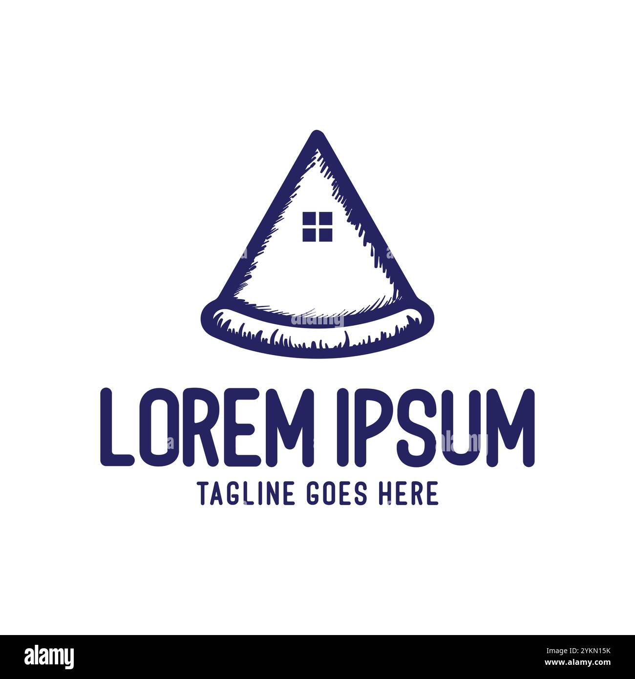 Vintage Retro Slice Pizza Pizzeria House for Restaurant Bar Bistro Logo ...