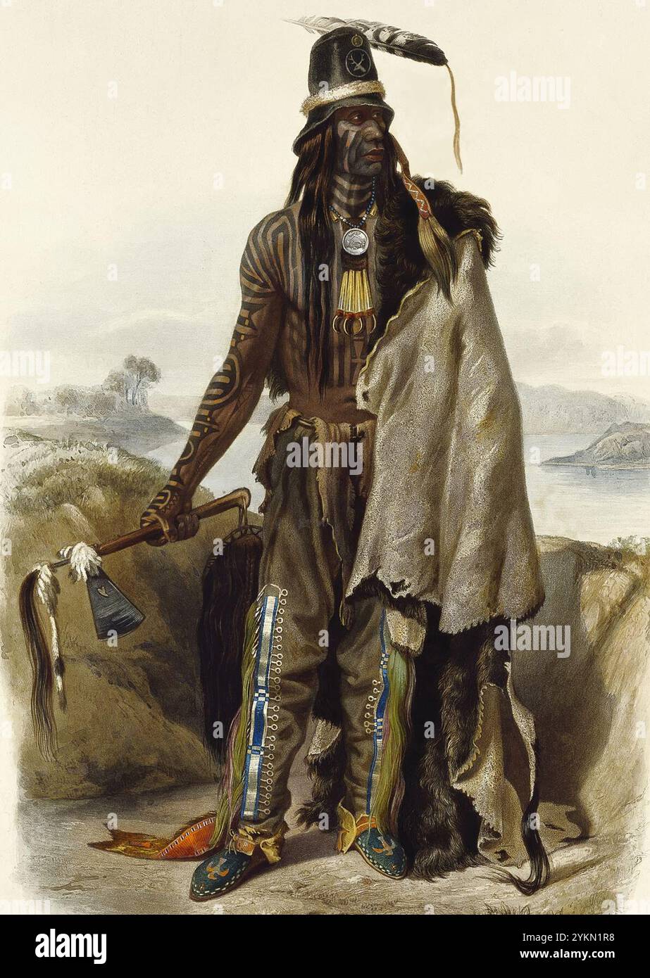 Bodmer hidatsa hi-res stock photography and images - Alamy