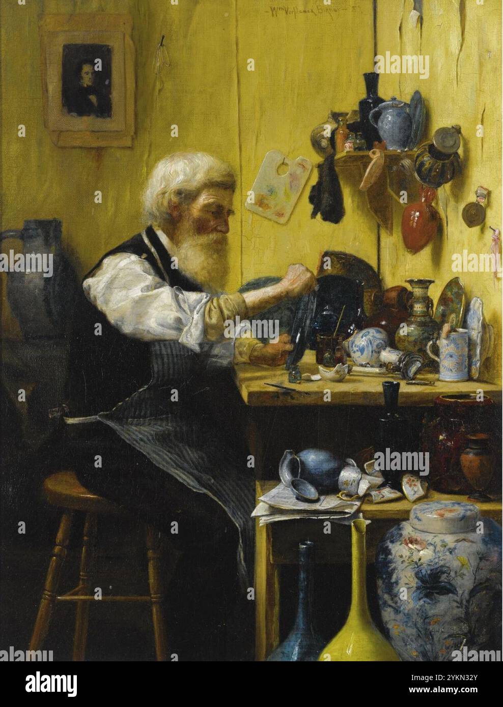 The Restorer by William Verplanck Birney Stock Photo - Alamy