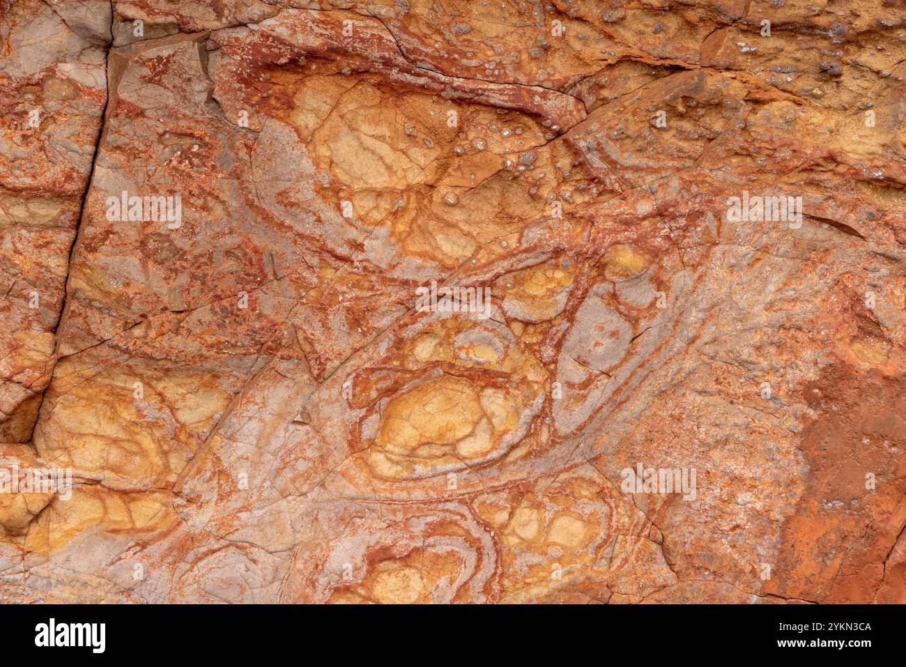 Detailed texture of basalt rock from Giant's Causeway, featuring ...