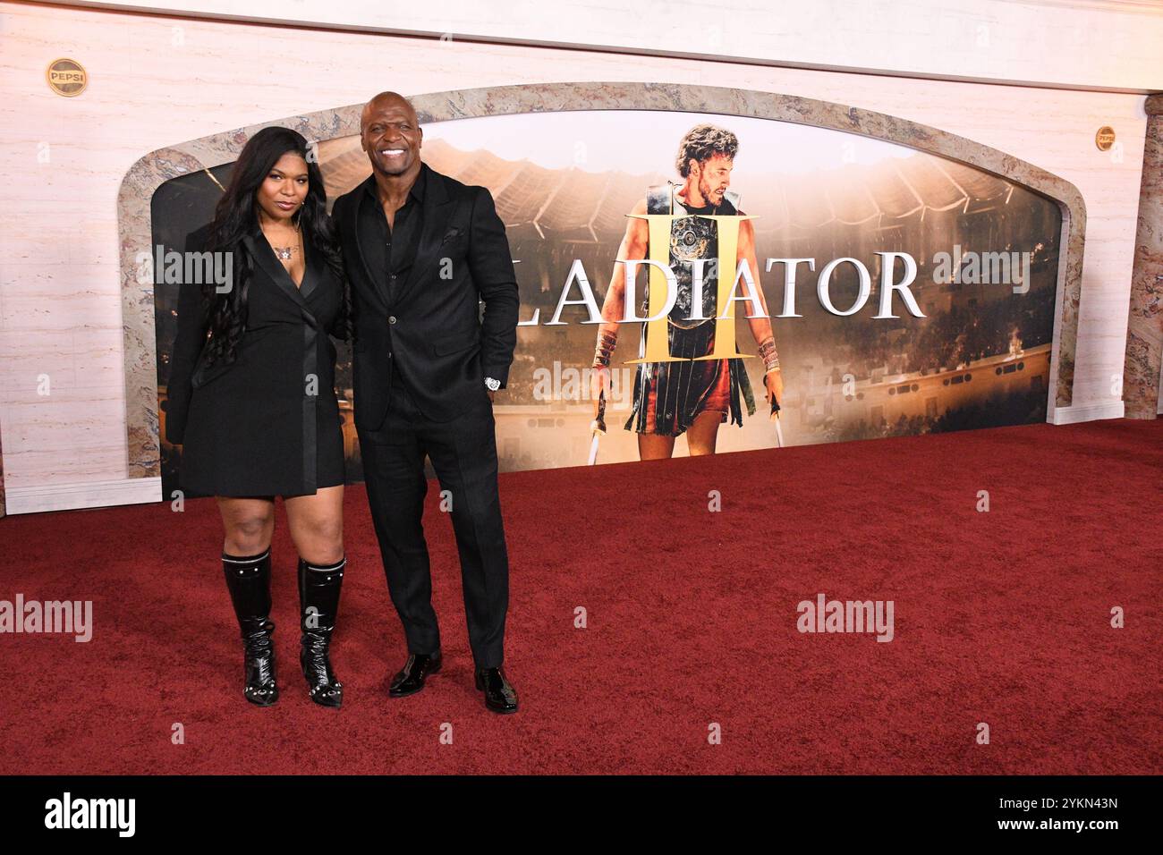 Los Angeles, California, USA 18th November 2024 Tera Crews and father ...