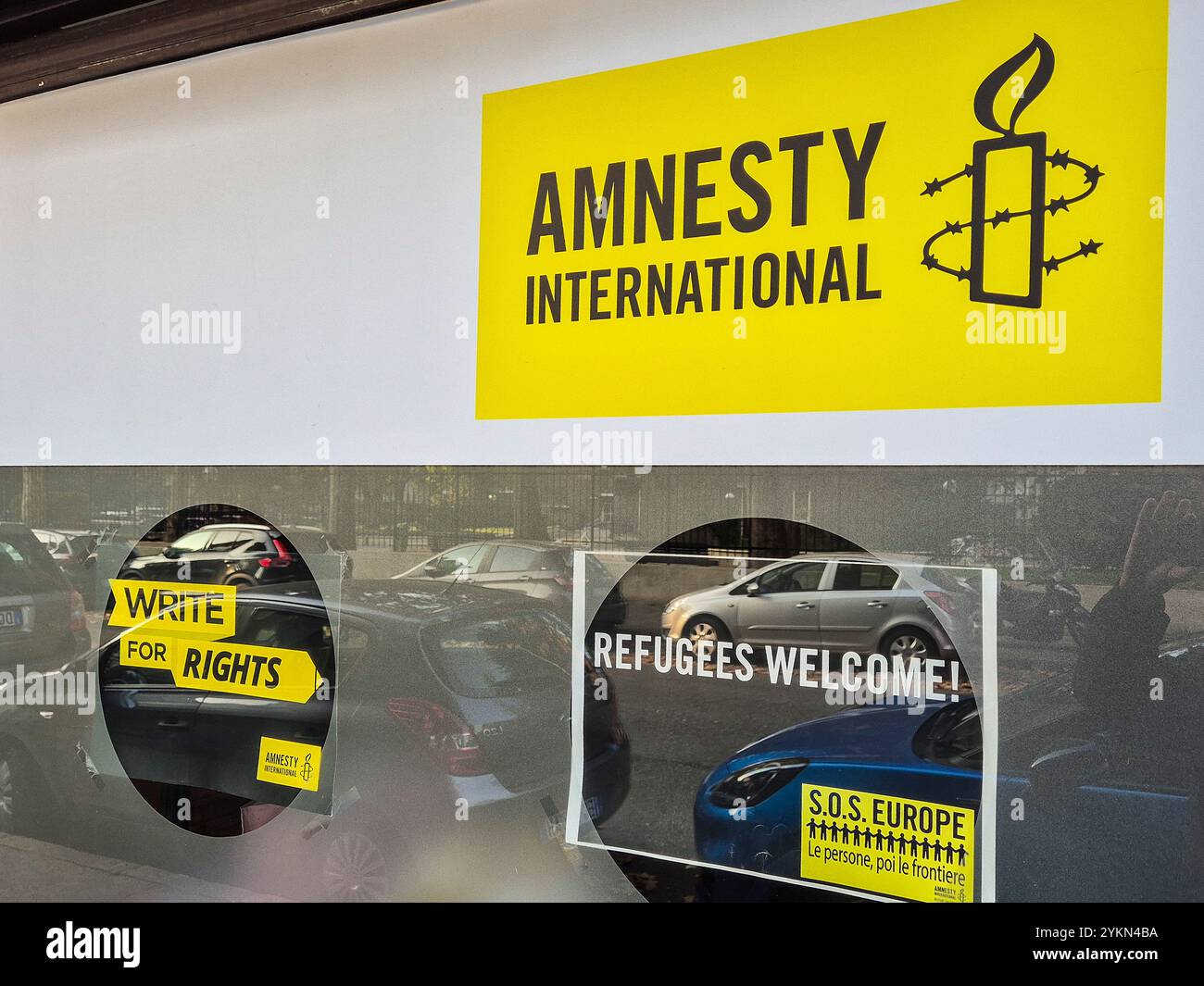 Italy, Milan, Milan headquarters of Amnesty International Stock Photo ...