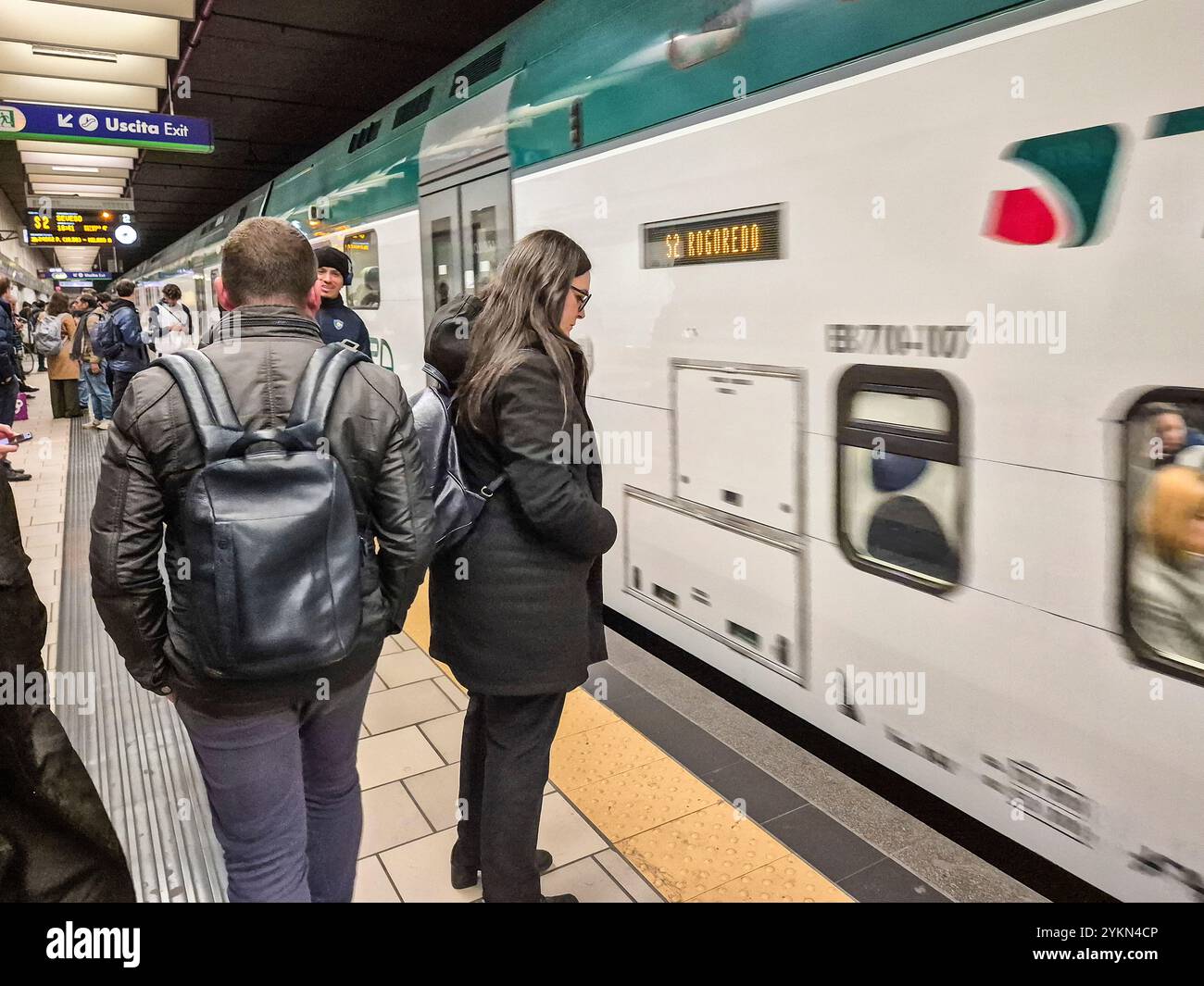 Italy, Milan, Porta Garibaldi railway station Stock Photo - Alamy