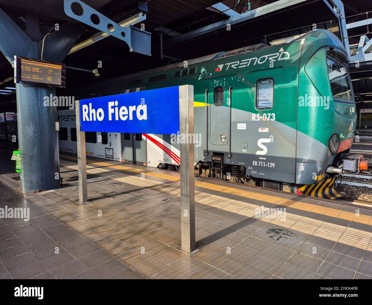 Italy, Parabiago-Rho Fiera railway line Stock Photo - Alamy