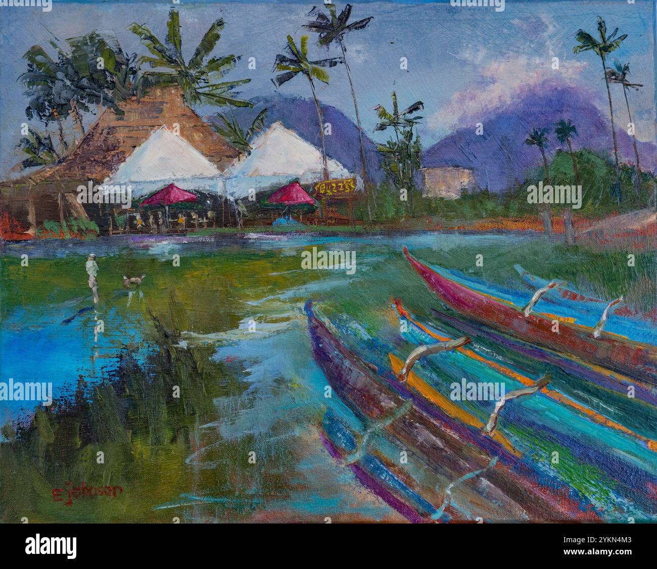 Impressionist painting restaurant hi-res stock photography and images ...