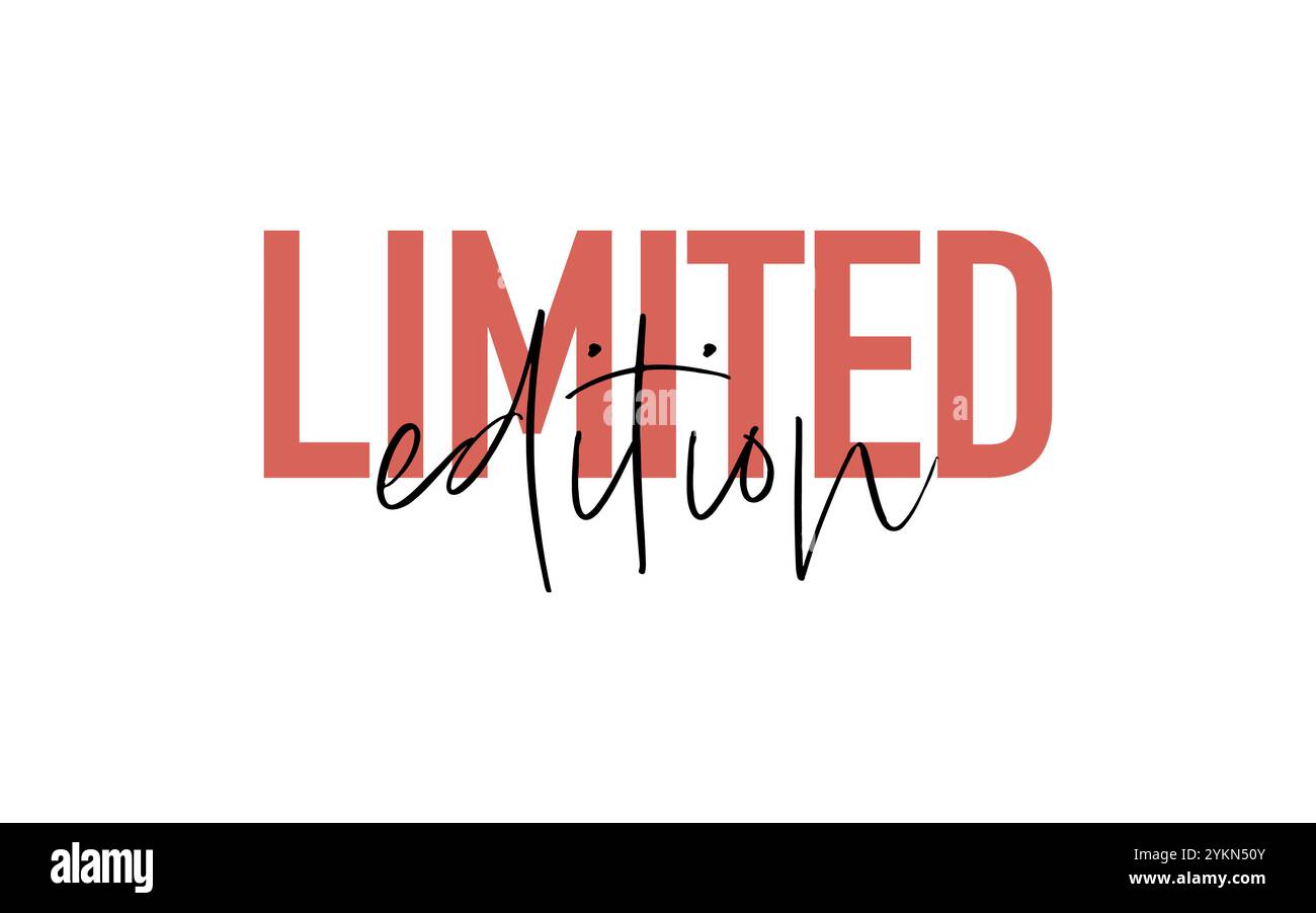 Limited Edition quote card. Modern, simple, minimal typographic design ...