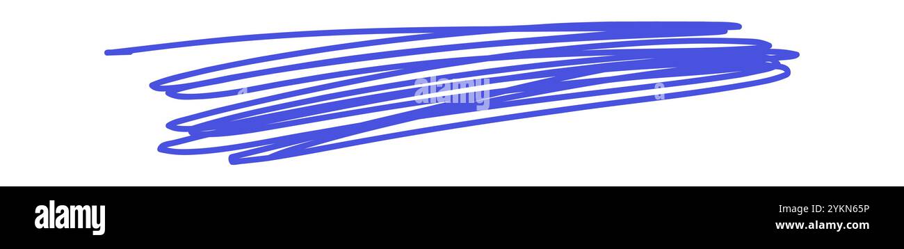 Scribble line set. Hand Drawn lines in Pencil. Charcoal smears. Vector ...