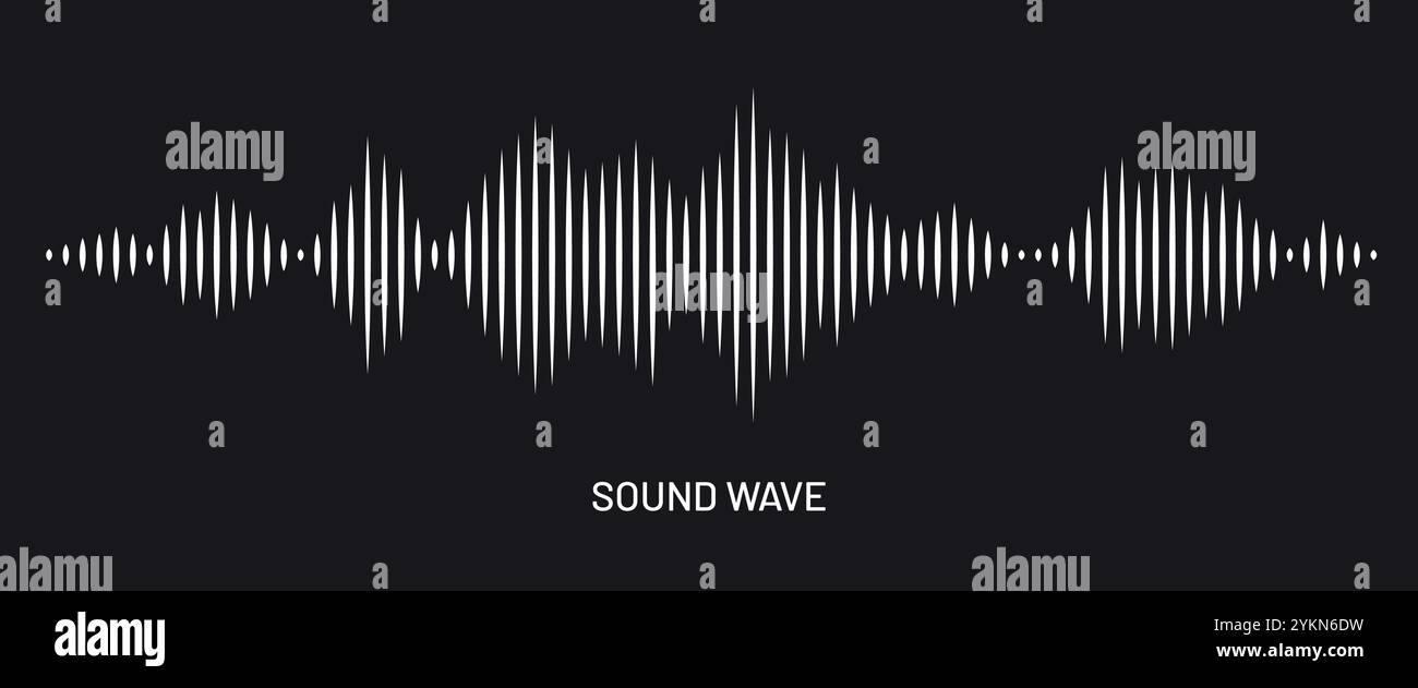 White sound wave equalizer Stock Vector Image & Art - Alamy