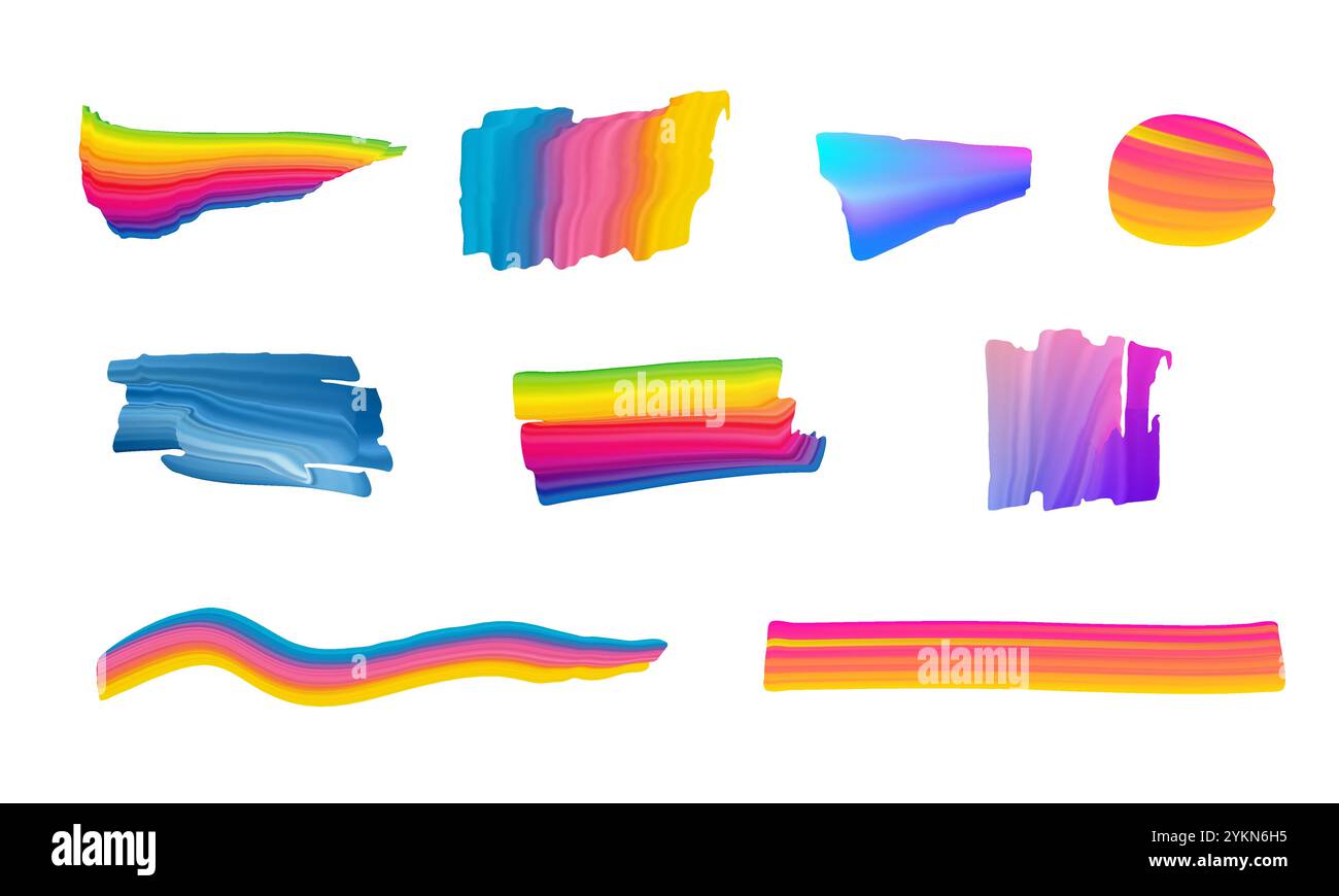 Colorful liquid ink grunge texture Stock Vector Images - Alamy