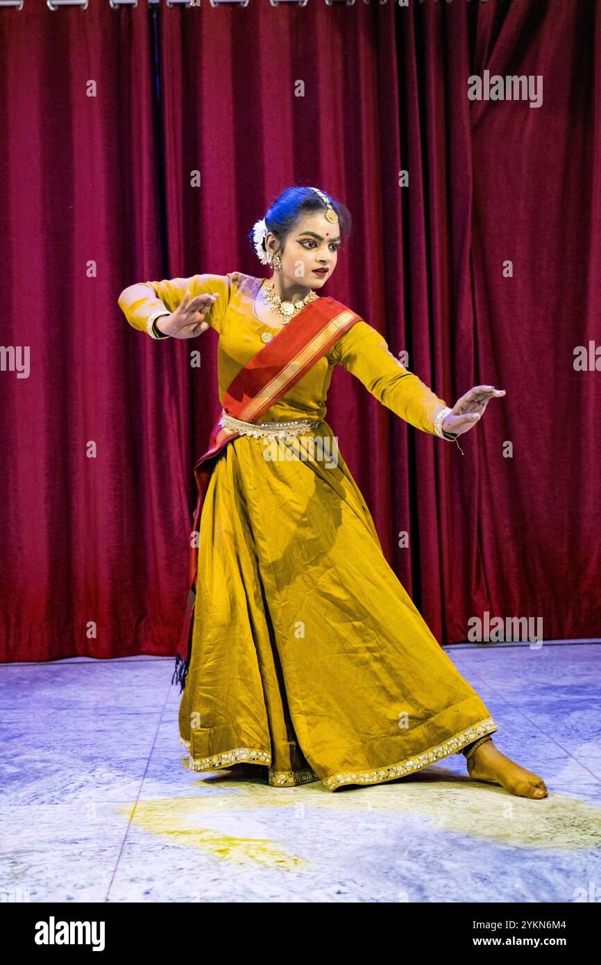 Captivating traditional indian dance performance by female dancer in ...