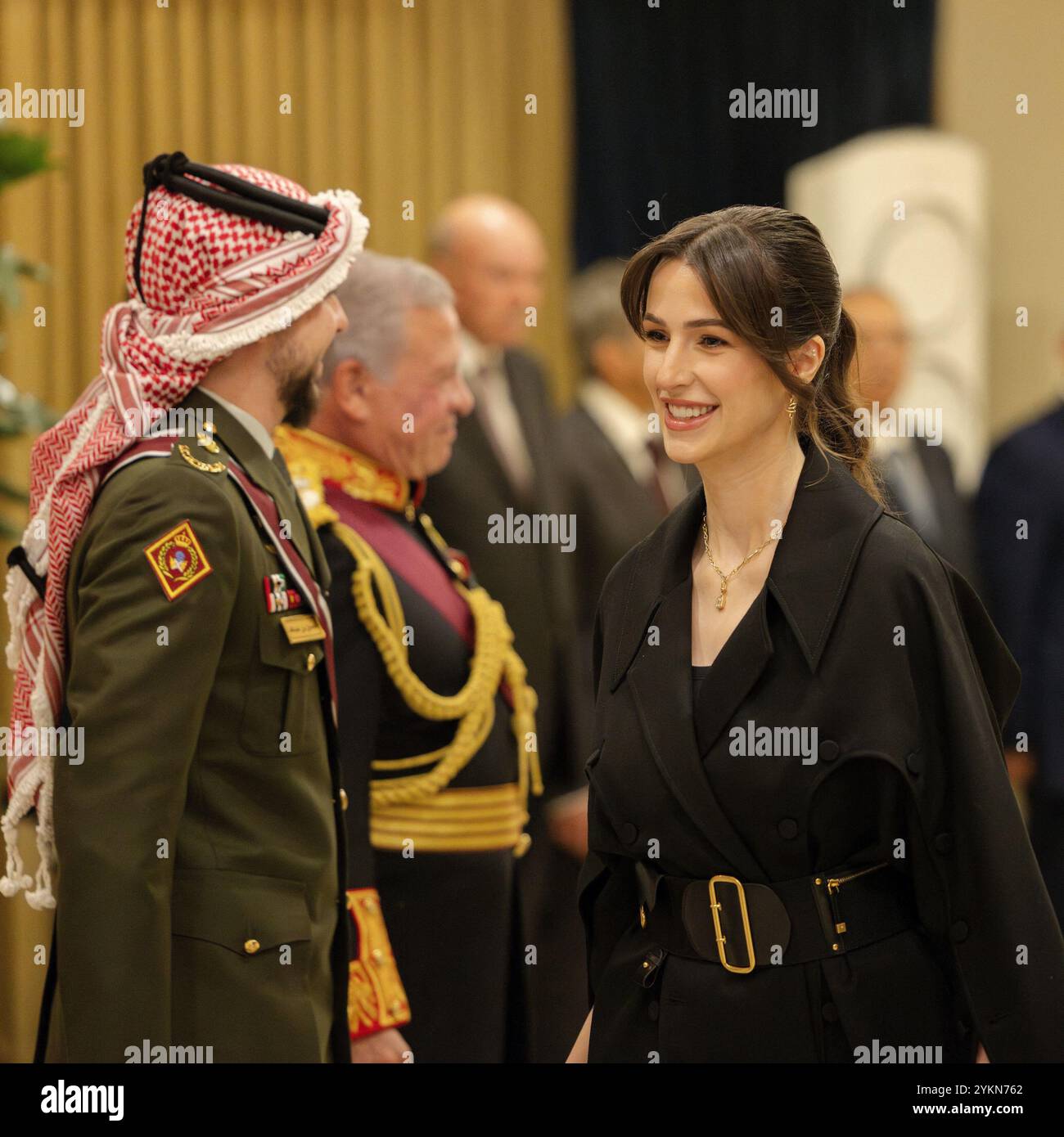 Amman, Jordan. 18th Nov, 2024. Jordan's Crown Prince Hussein (or Al ...