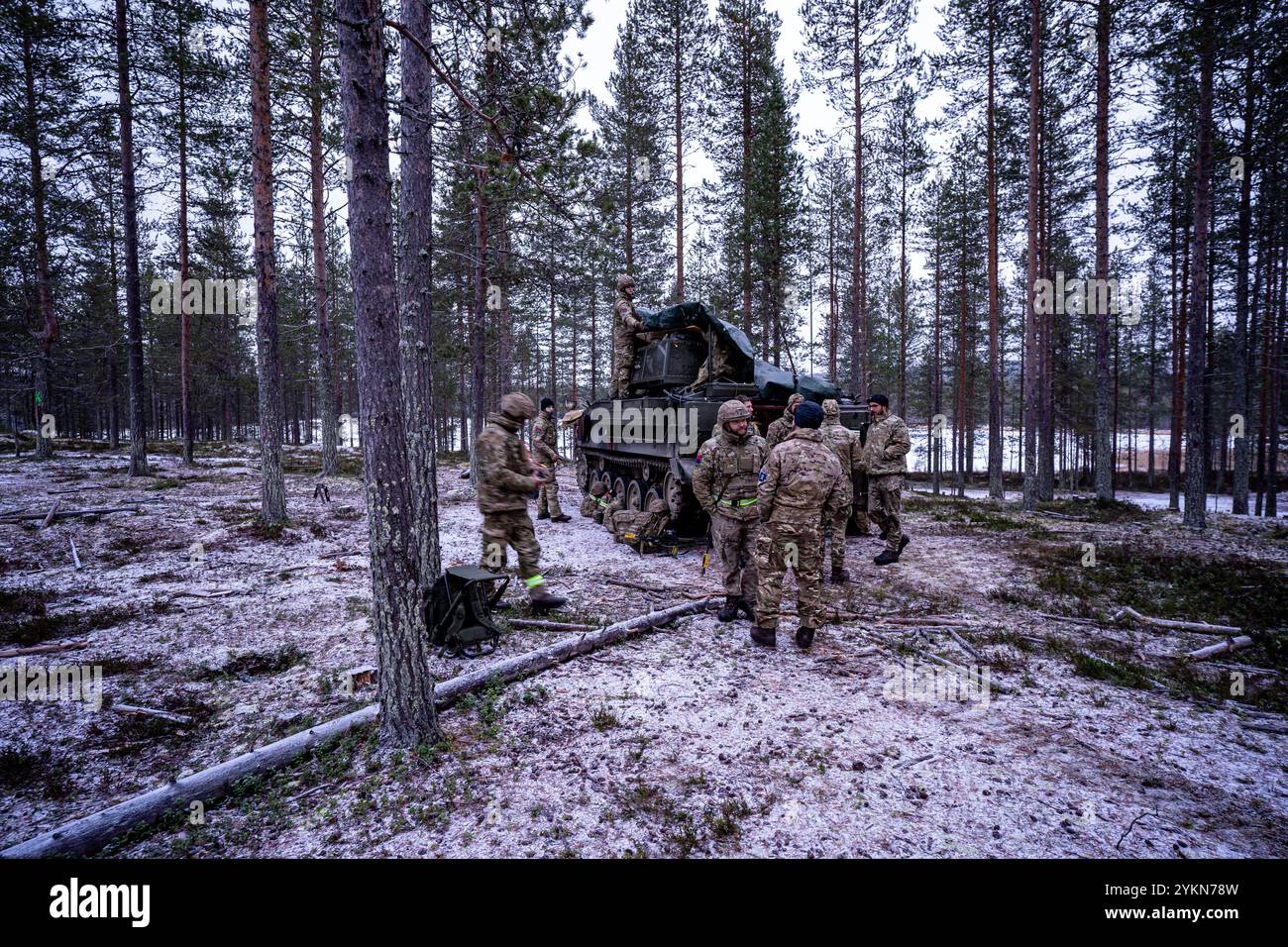 Live firing of the British Army's new Archer Mobile Howitzer gun near ...