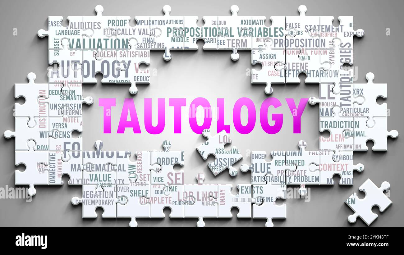 Tautology symbol hi-res stock photography and images - Alamy