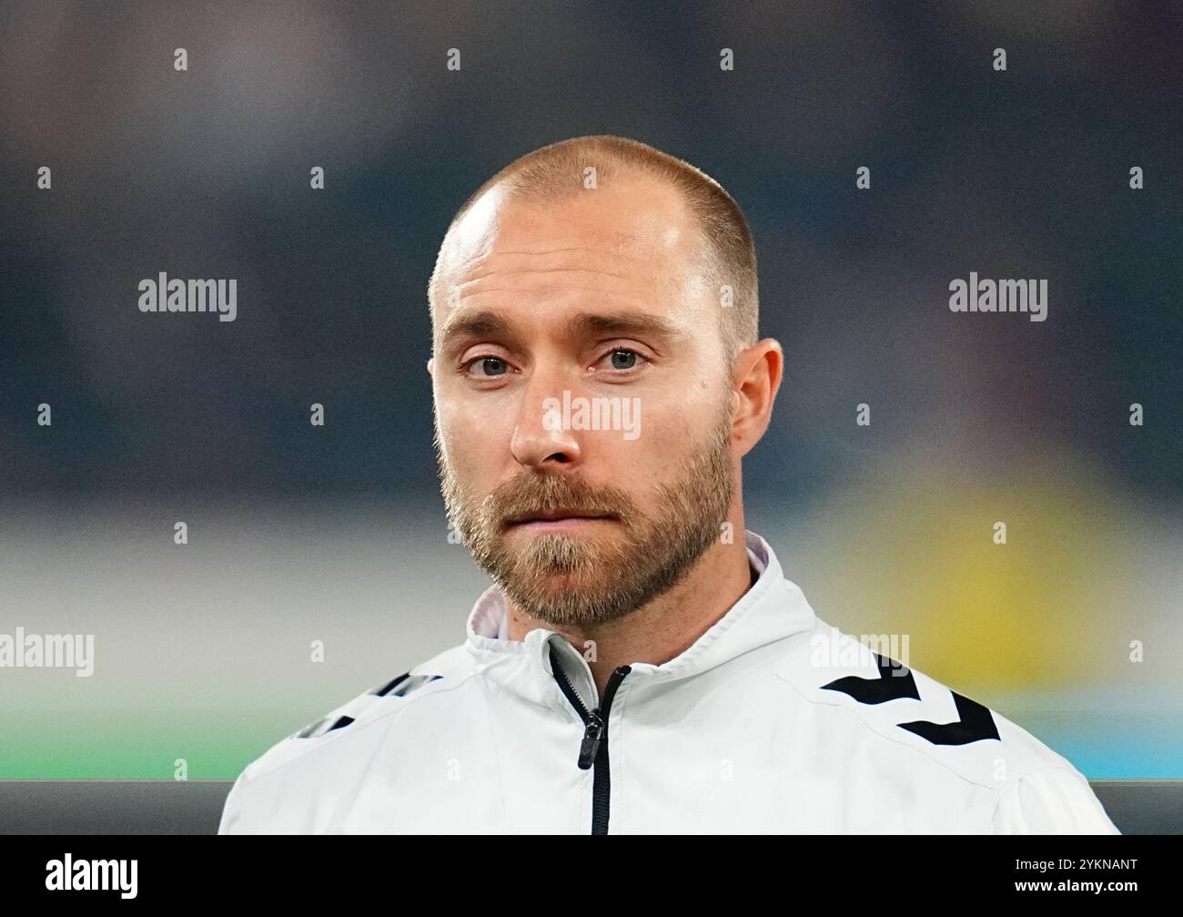 Dubocica Stadium, Leskovac, Serbiia. 18th Nov, 2024. Christian Eriksen ...
