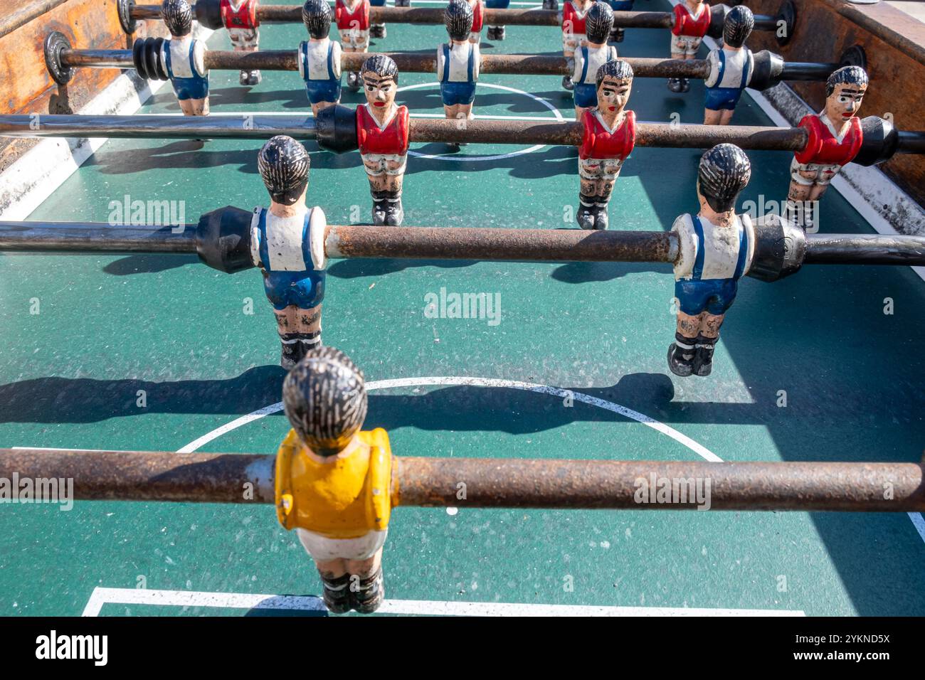 foosball a table football game, sport fun recreation. Background for ...