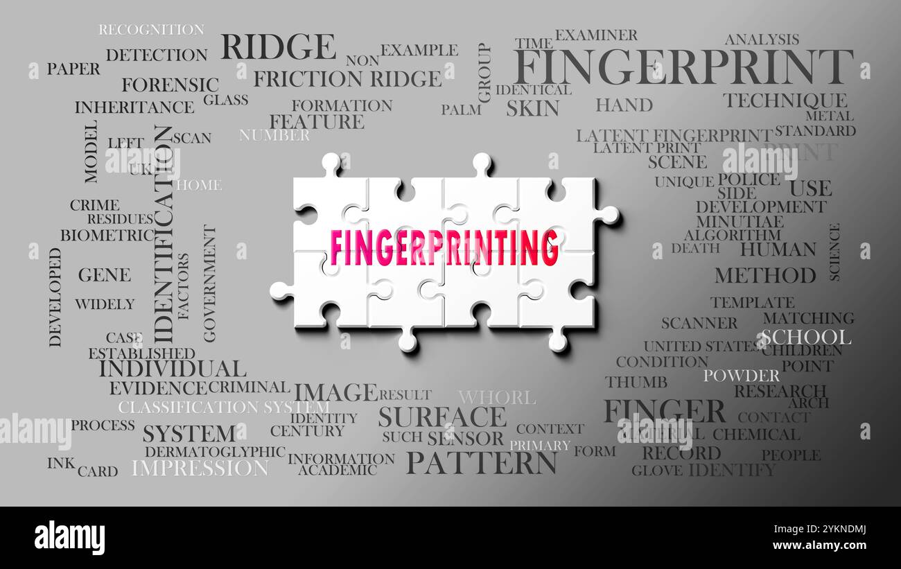 Fingerprinting as a complex subject, related to important topics ...