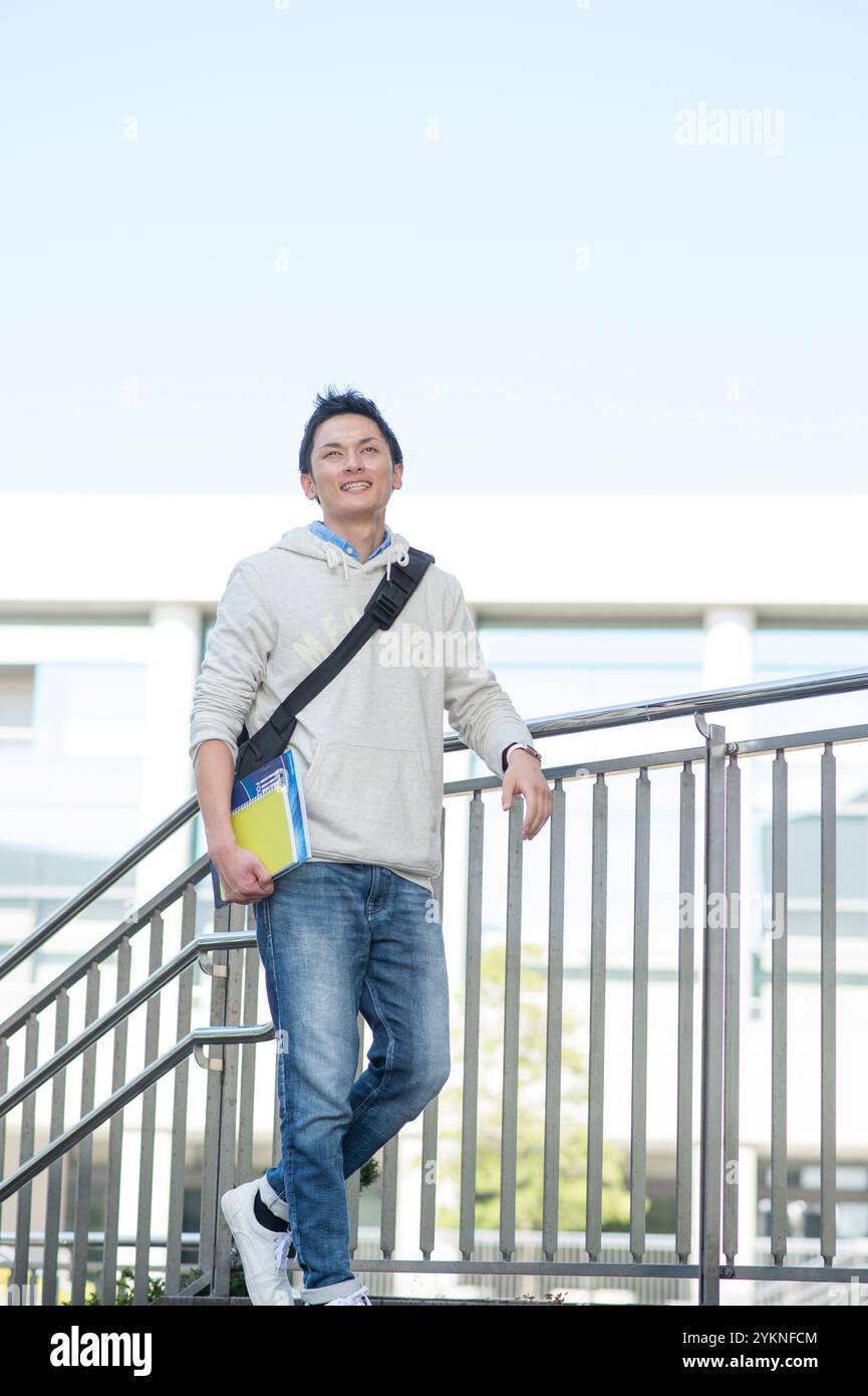 College student boys Stock Photo - Alamy