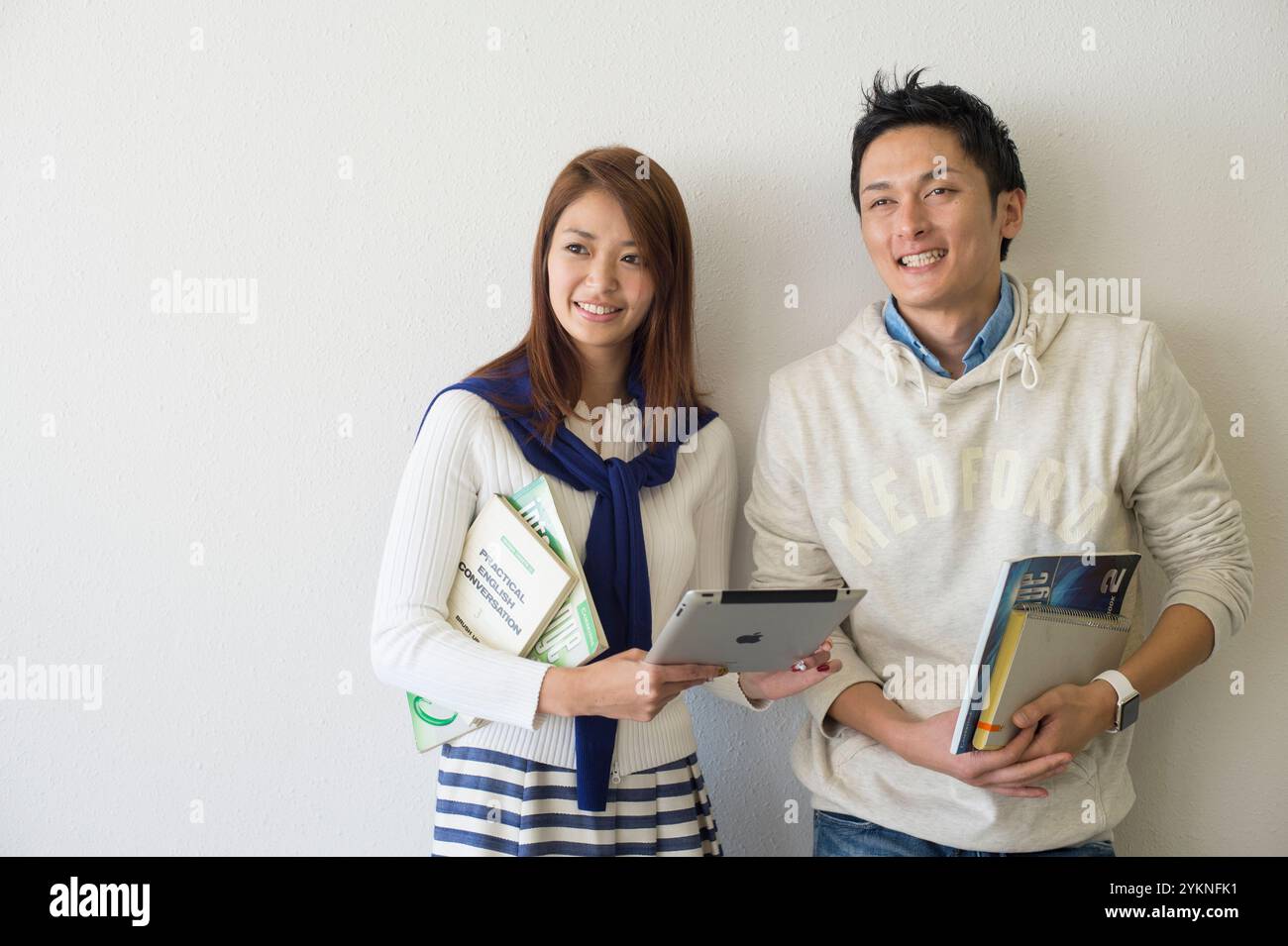 University student couple Stock Photo - Alamy