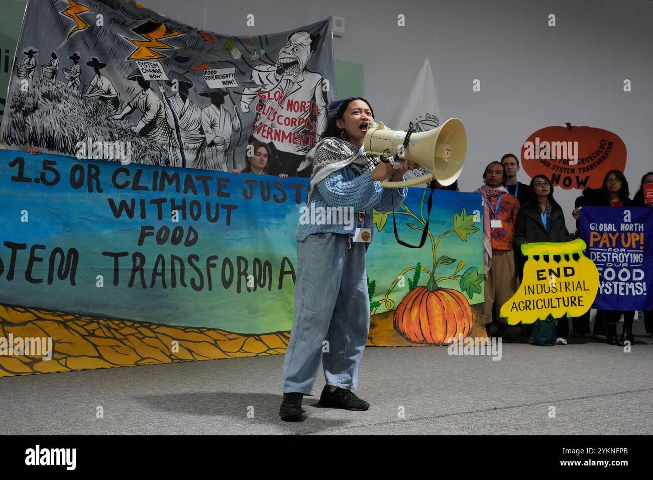 Activist Carmen Phanuelle Delgra speaks during a demonstration for ...