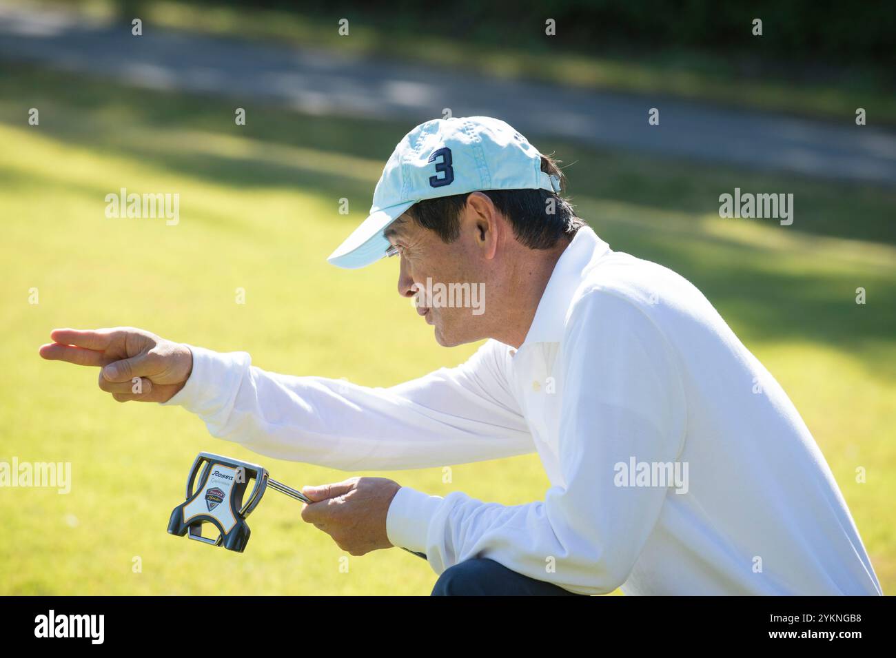 Golf profile hi-res stock photography and images - Alamy