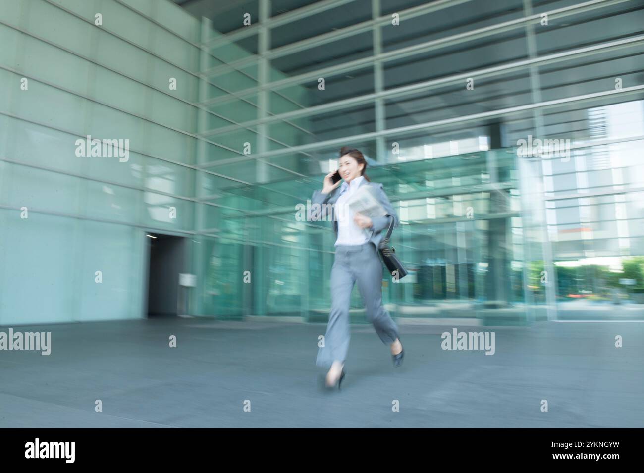 Office Workers Running