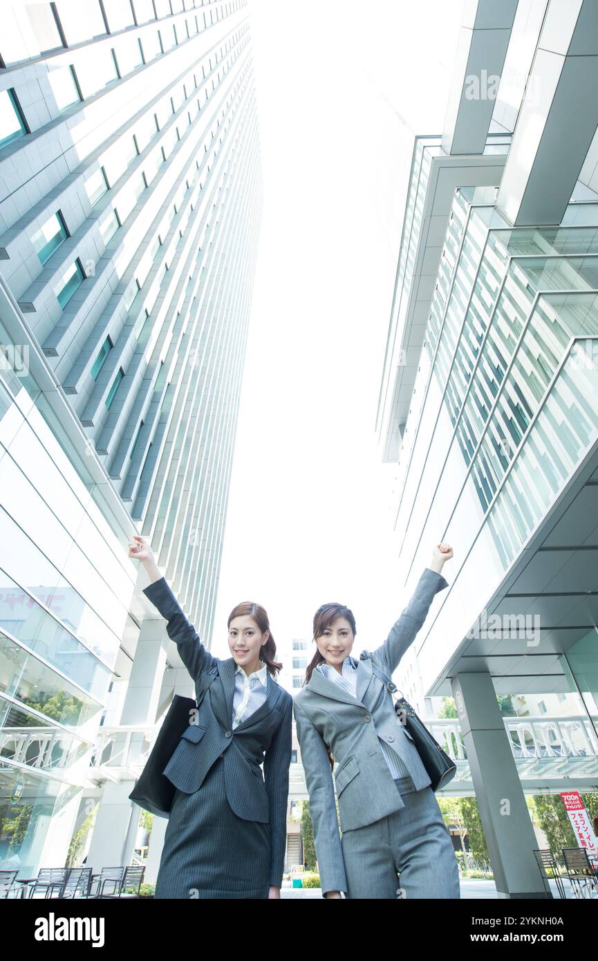 Two workers pose in hi-res stock photography and images - Alamy